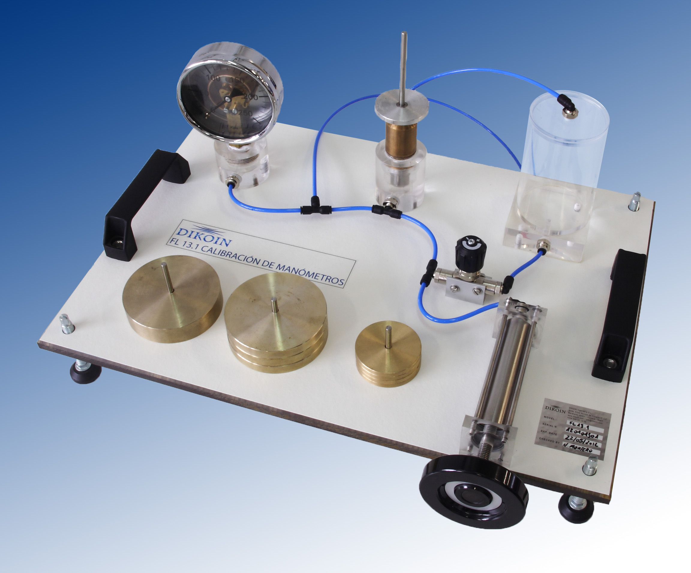 FL 13.1 - Manometer Calibration · DIKOIN